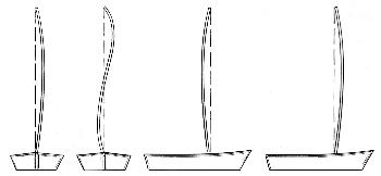 POSITIONING STANDING RIGGING ON MAST The approximate locations for the ...